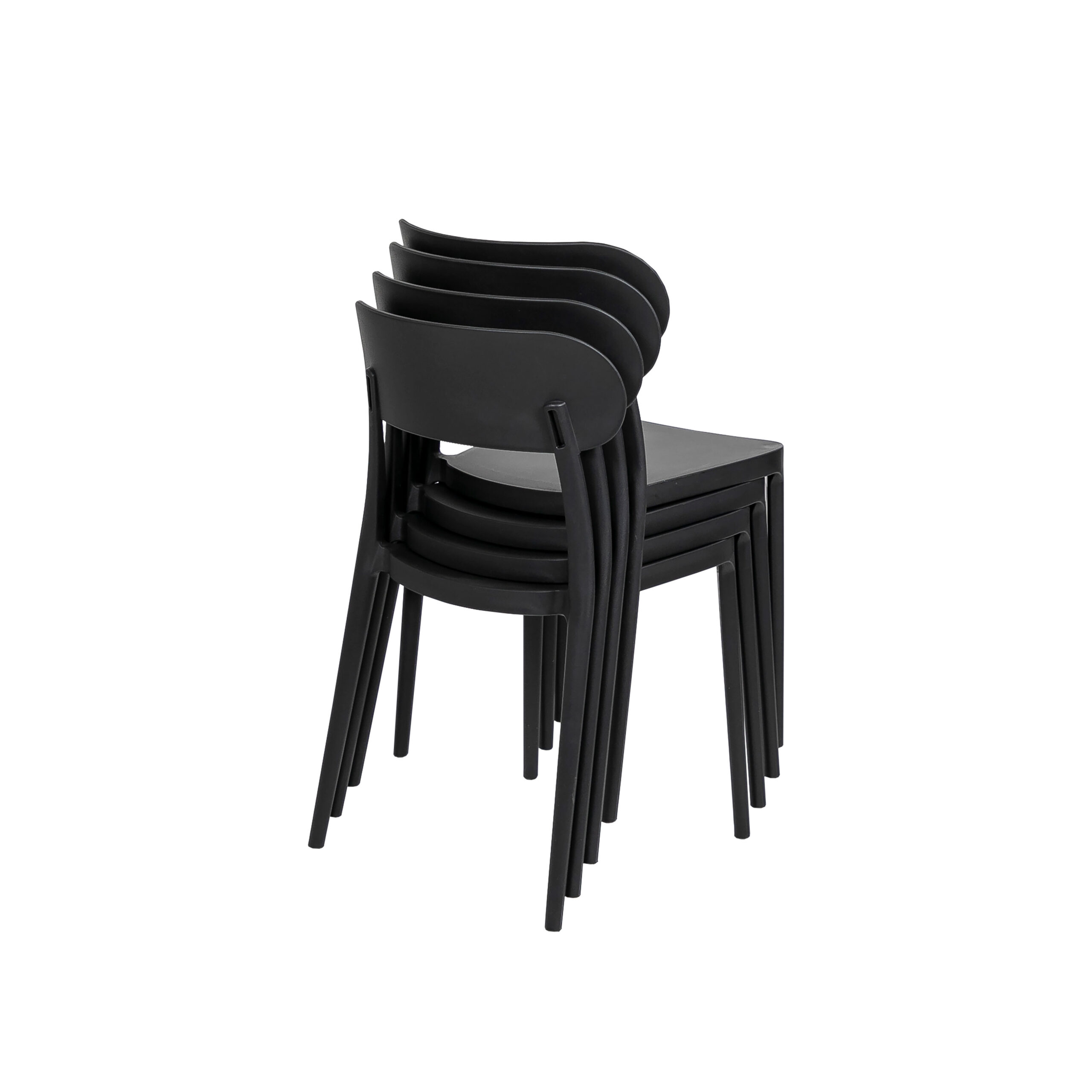 Buy Paula Plastic Chairs | Black | Chairforce New Zealand